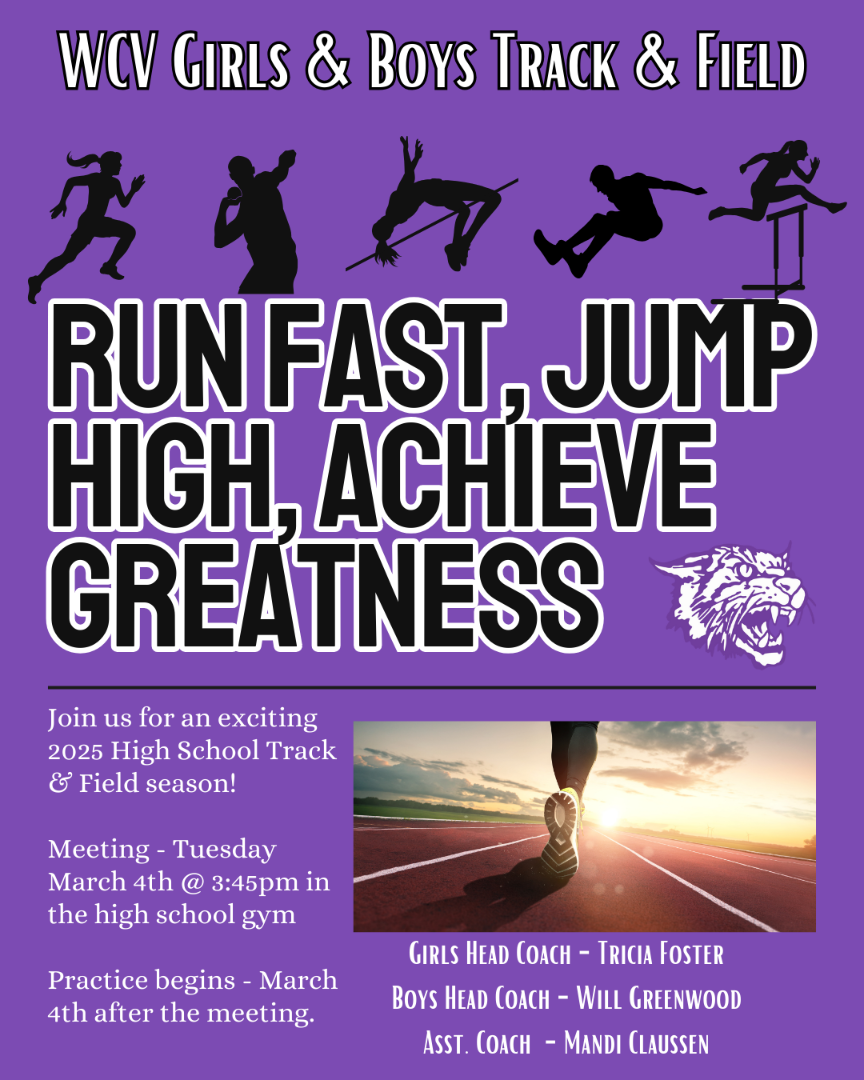 West Central Valley Community School - Track and Field meeting and practice